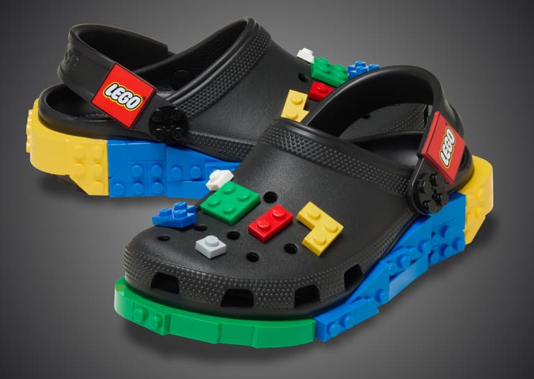 LEGO Stacks Bricks on the Side of Crocs for a Set of Customizable Clogs