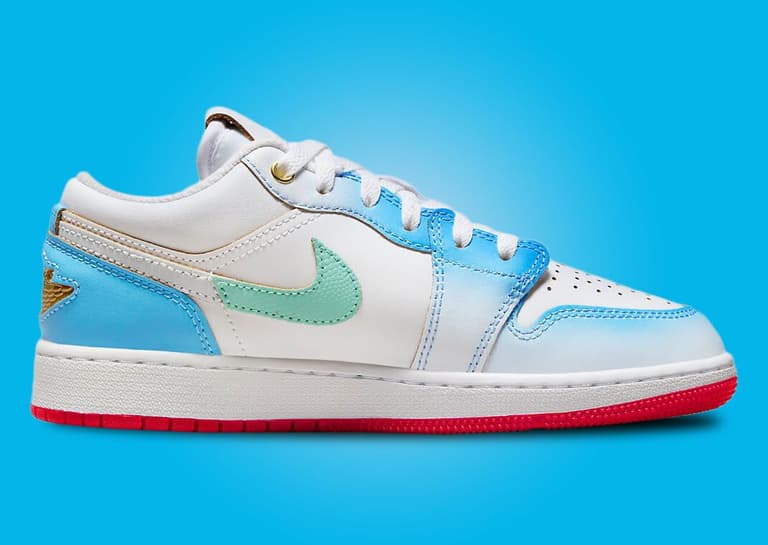 The Kids'-Exclusive Air Jordan 1 Low SE Features Gradients