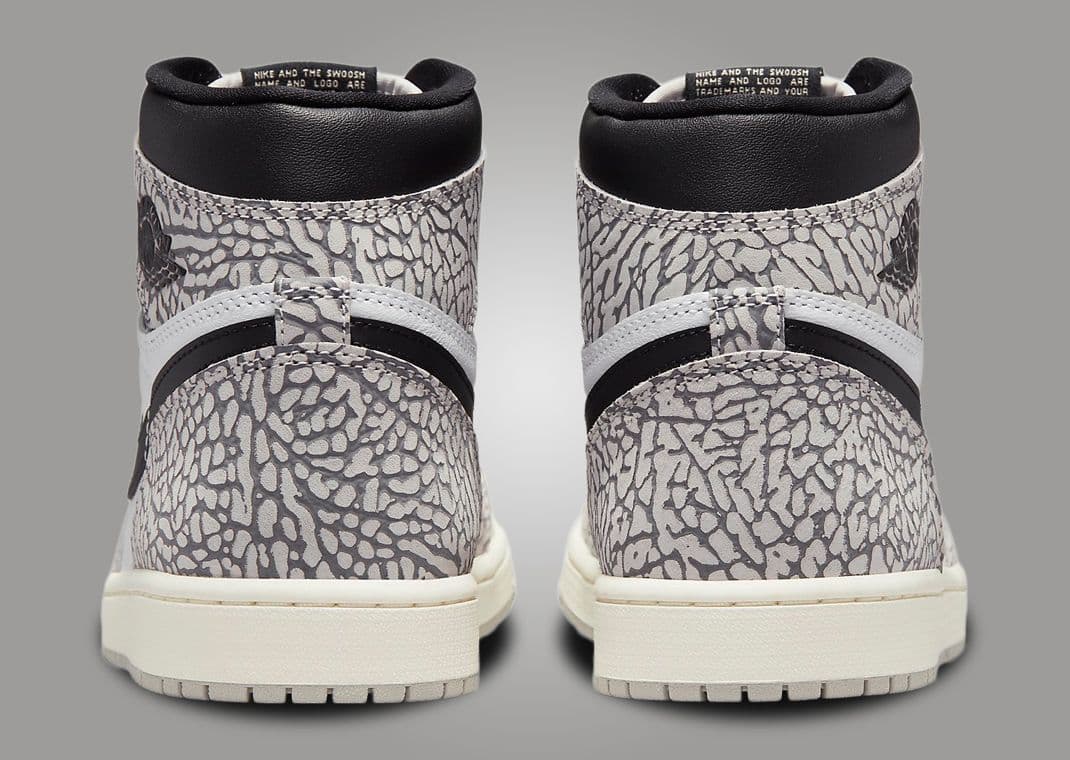 Official Look At The Air Jordan 1 High Elephant Print