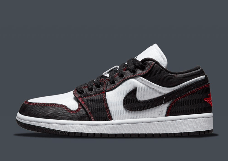 Utility Canvas Covers The Air Jordan 1 Low Utility White Black (W)