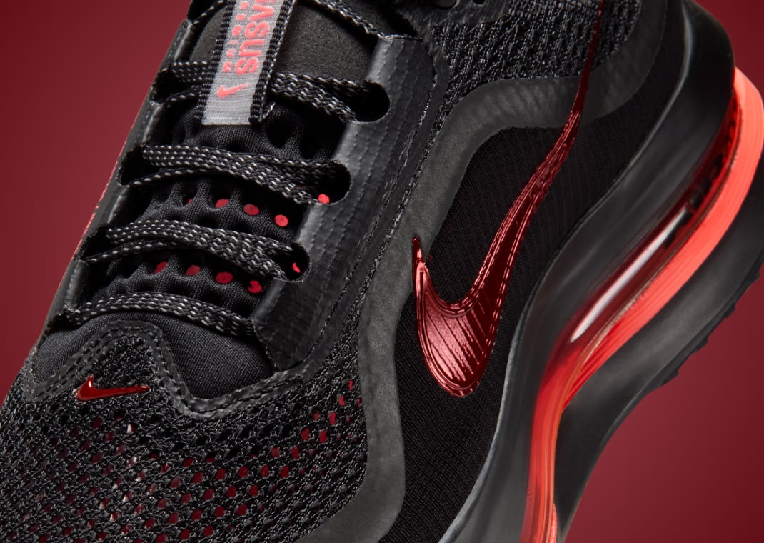 Nike Scorched This Black Pegasus Premium with Red Lava Accents