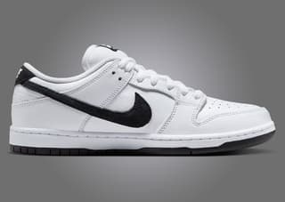 The Nike SB Dunk Low White Black Releases Spring 2025