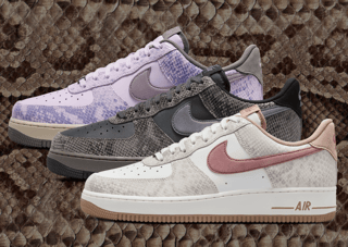The Nike Air Force 1 Low Snakeskin Pack is Available Now