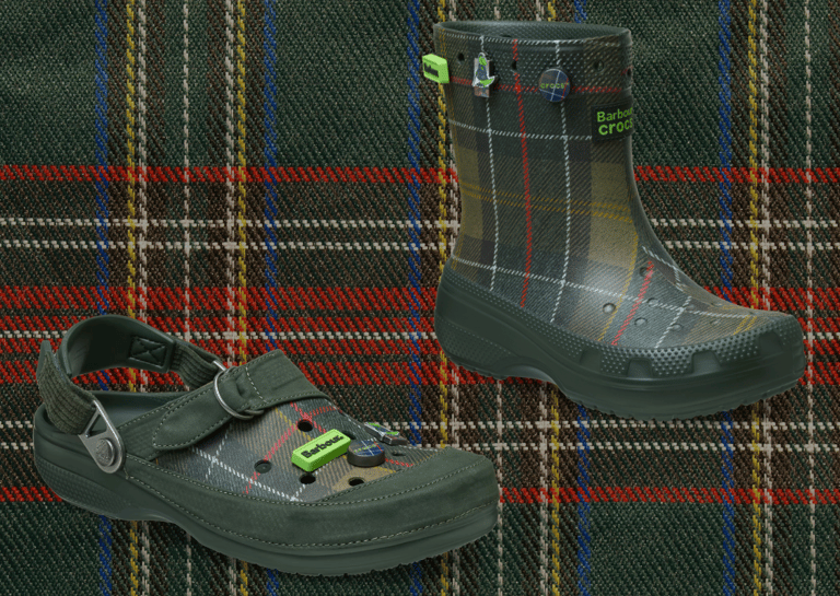 The Barbour x Crocs Collection Releases March 2025