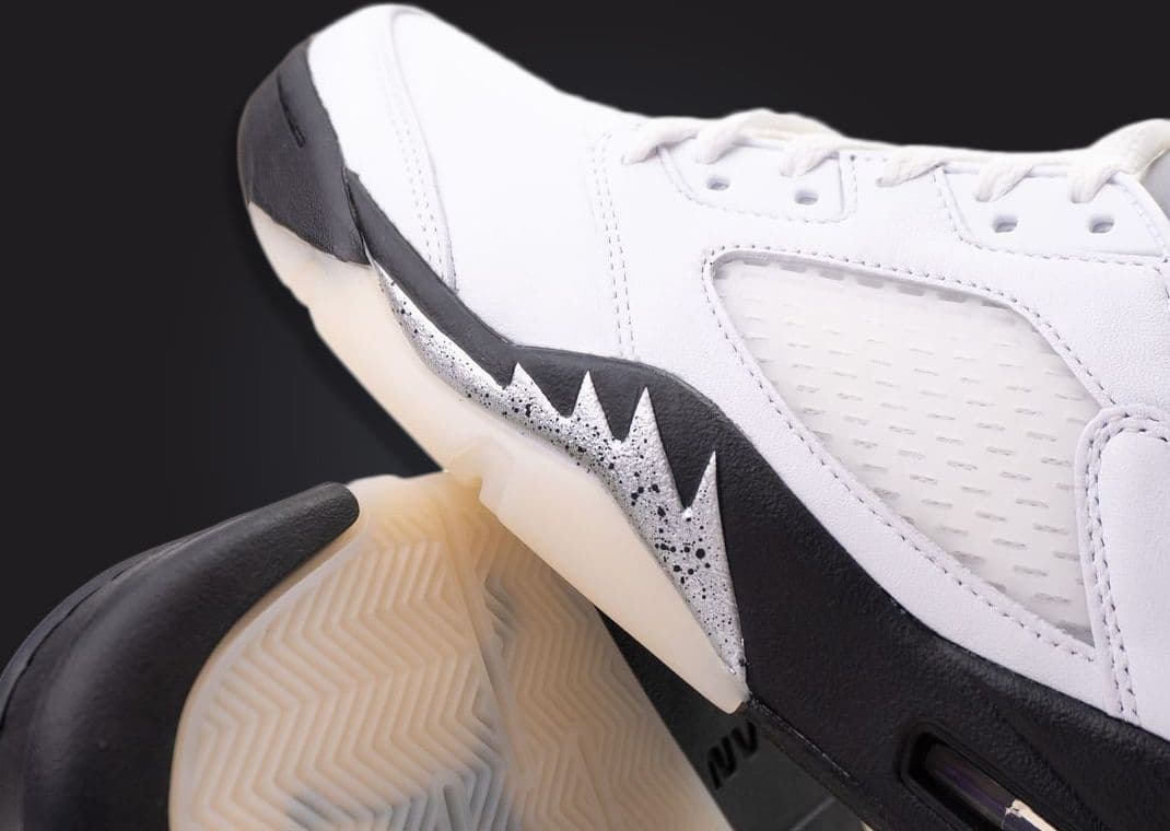 The Air Jordan 5 White Metallic Black Releases December 2024