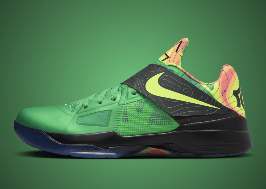 The Nike KD 4 Weatherman Releases May 2024