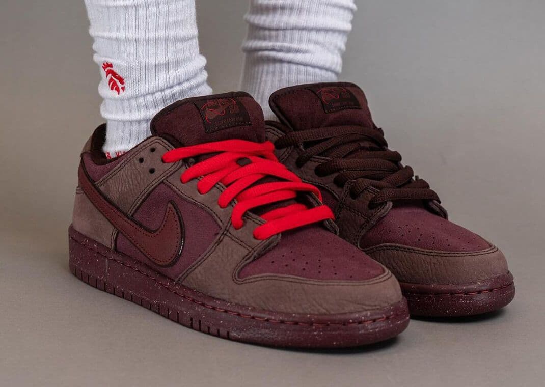 The Nike SB Dunk Low Premium Paris City Of Love Burgundy Crush Releases ...