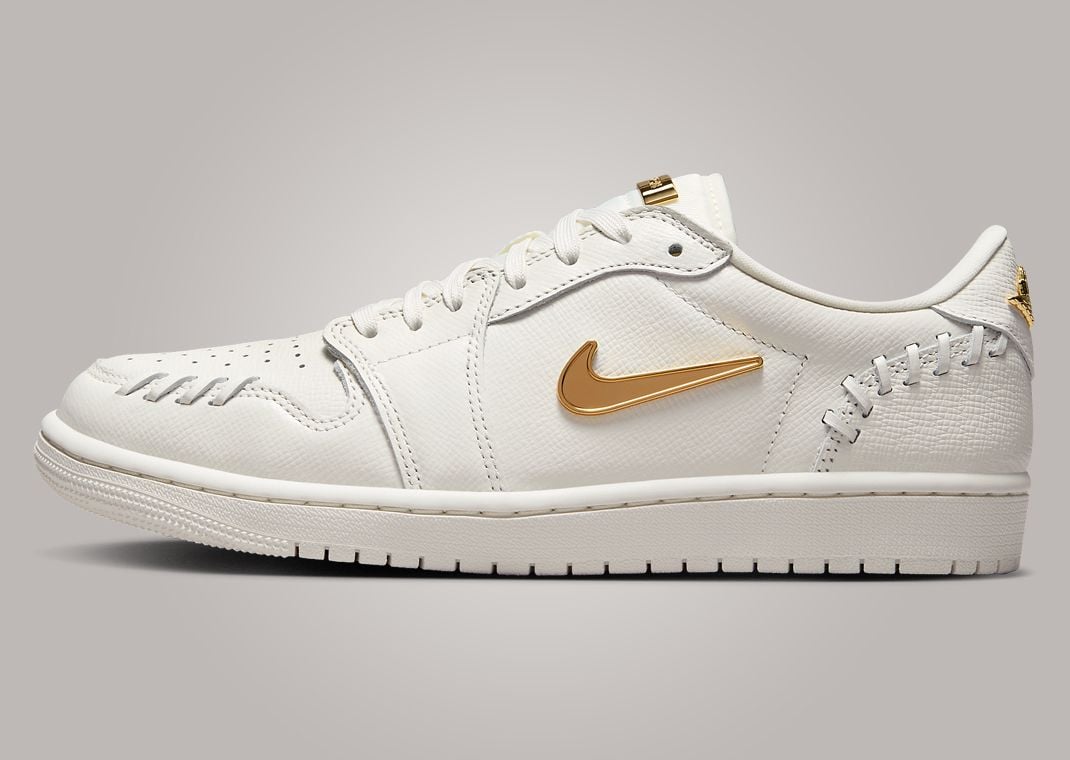 The Air Jordan 1 MM Low Sail Metallic Gold Releases Summer 2024 The Air Jordan 1 MM Low Sail Metallic Gold Releases Summer 2024
