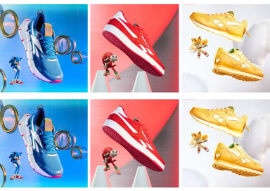 The Sonic the Hedgehog 3 x Reebok Collection Releases December 2024