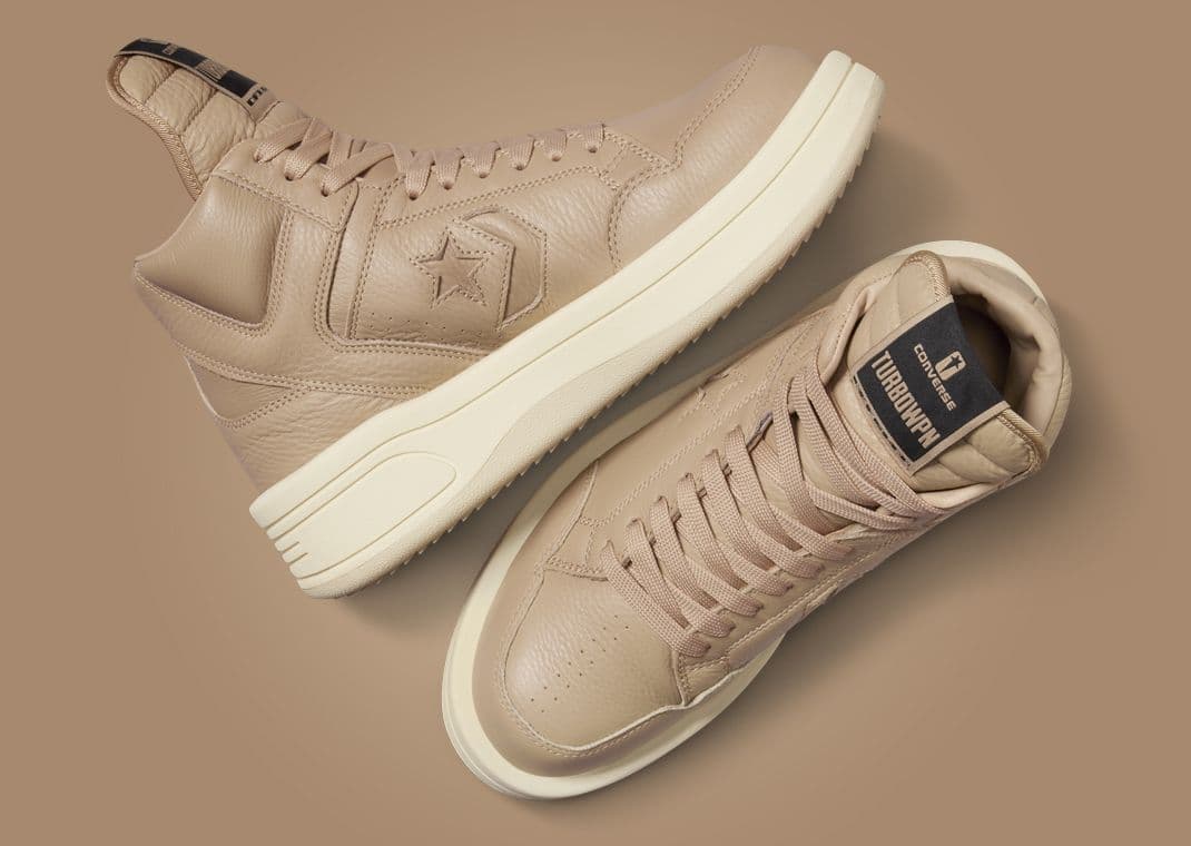 The Rick Owens x Converse DRKSHDW TURBOWPN Mid Cave Releases 2024