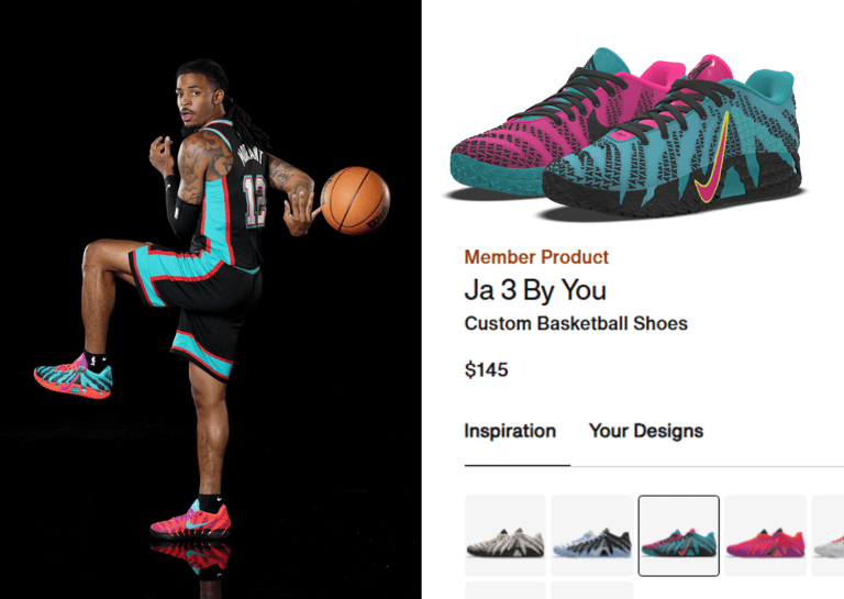 Hurry, Ja Morant’s Nike Ja 3 By You is Available to Customize Now