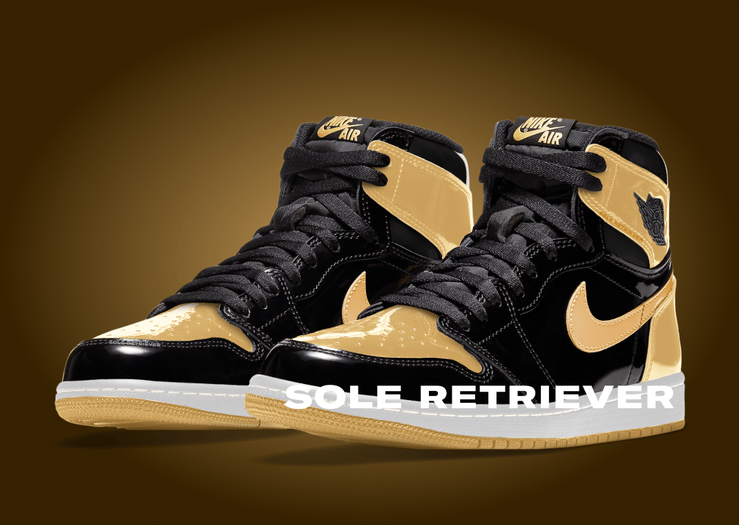 The Air Jordan 1 High Black Metallic Gold Releases August 2024