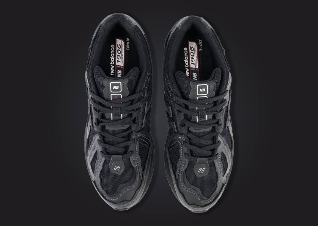 The New Balance 1906D Protection Pack Triple Black Releases August 2