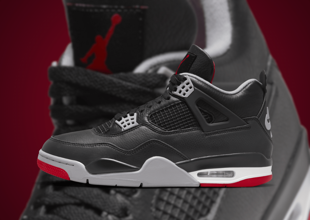 The Air Jordan 4 Retro Bred Reimagined Shock Drops February 6