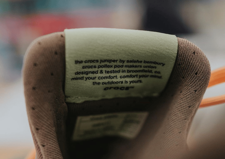 Salehe Bembury's Crocs Pollex Juniper Guava Debuts May 2024