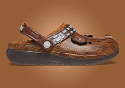 The Star Wars x Crocs Classic Clog Chewbacca Releases September 25