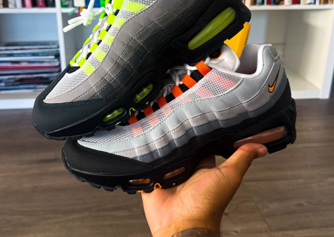 The Nike Air Max 95 OG Bright Mandarin Gets a Big Bubble Makeover for ...