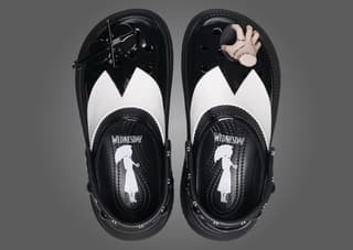 The Crocs Stomp Clog Wednesday Addams Releases Tomorrow