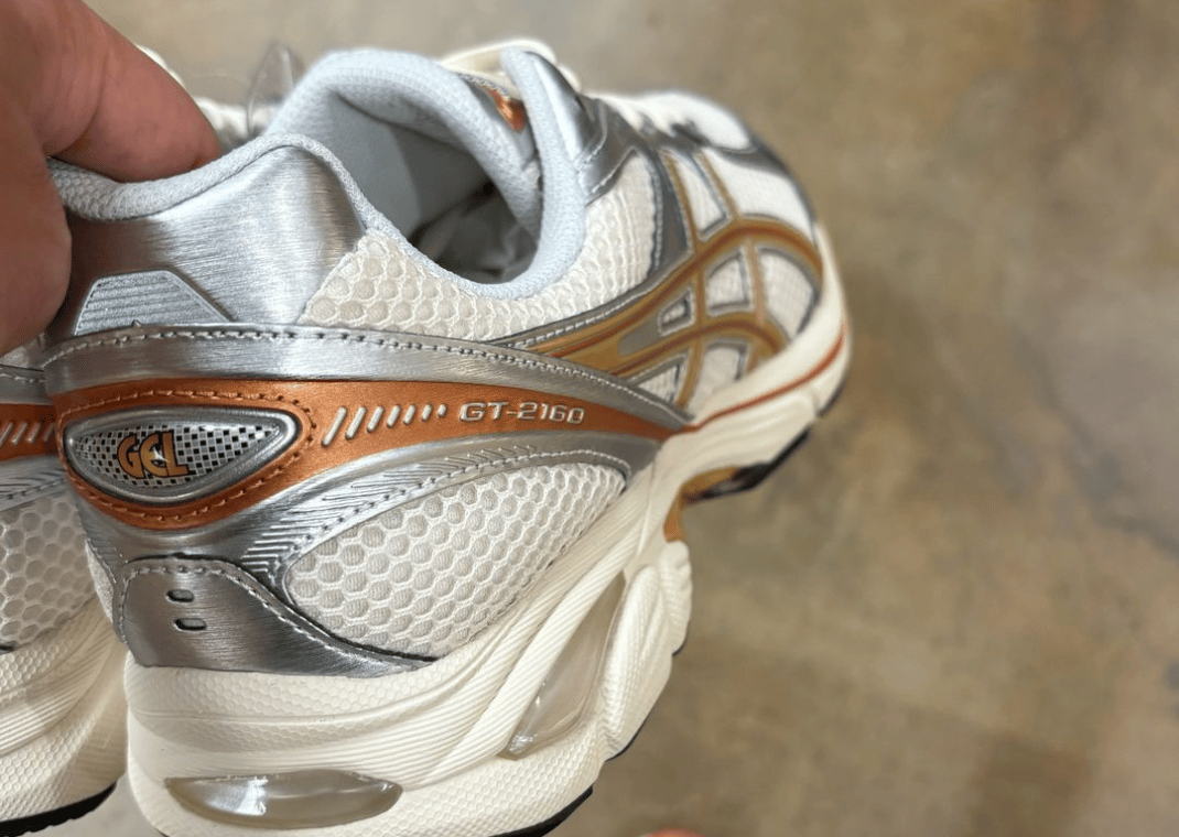 The atmos x Asics GT-2160 Cream Silver Orange Releases July 2024