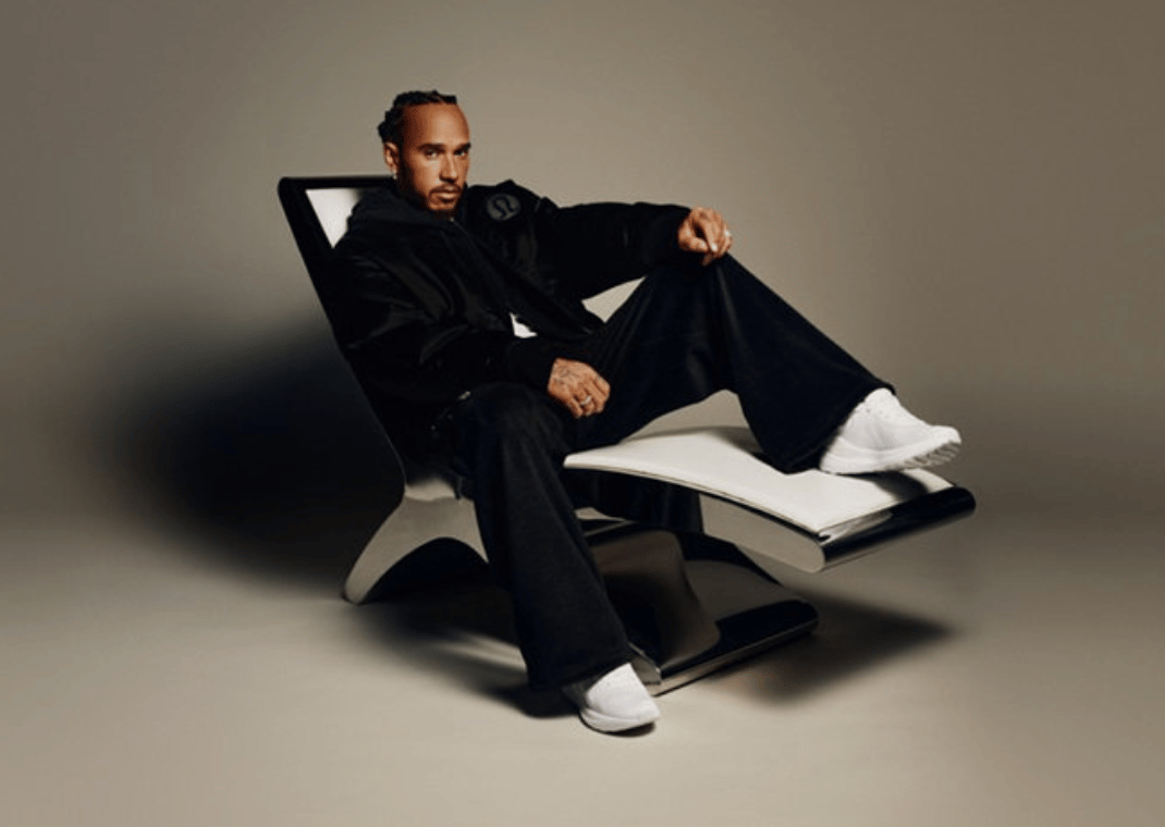 Lewis Hamilton is lululemon's Newest Global Ambassador