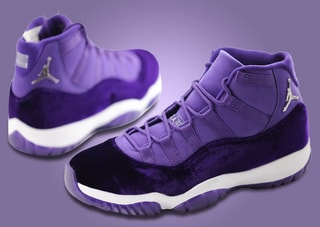 An Air Jordan 11 Purple Rain For Prince Sells For $100,000
