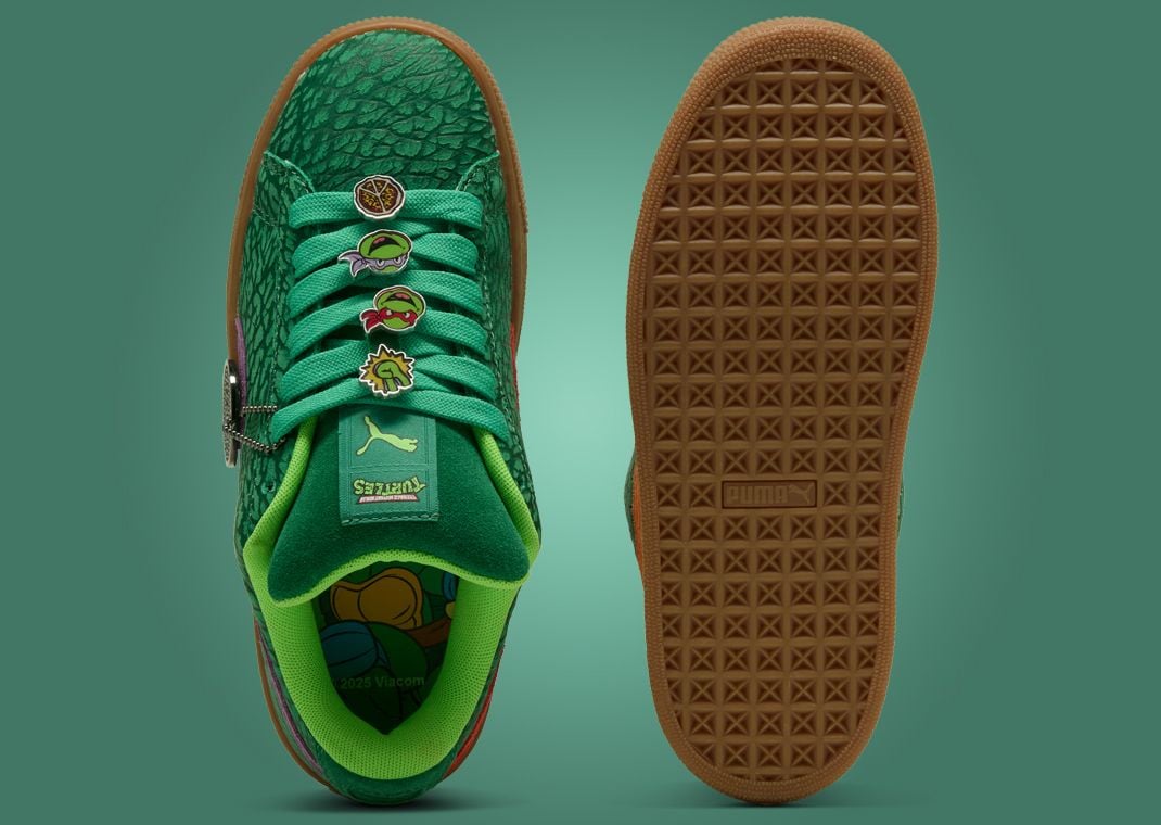 The Teenage Mutant Ninja Turtles x Puma Suede XL Releases in 2025