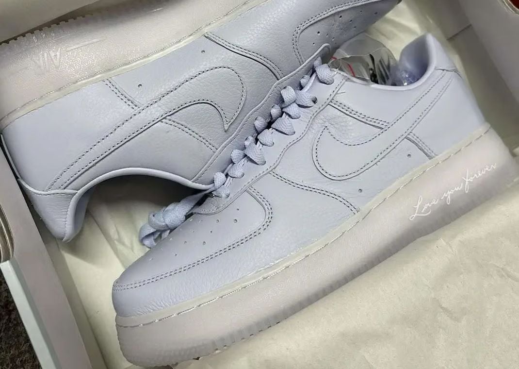 The Drake x Nike Air Force 1 Low Certified Lover Boy Palest Purple ...