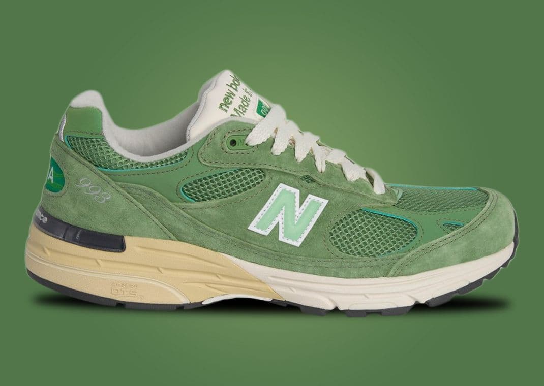 The New Balance 993 Made in USA Chive Releases April 2024