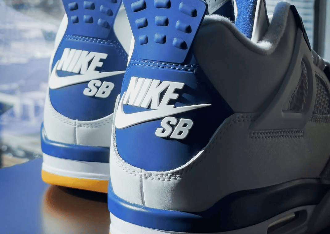 The Nike SB x Air Jordan 4 Summit White Navy Releases March 2025