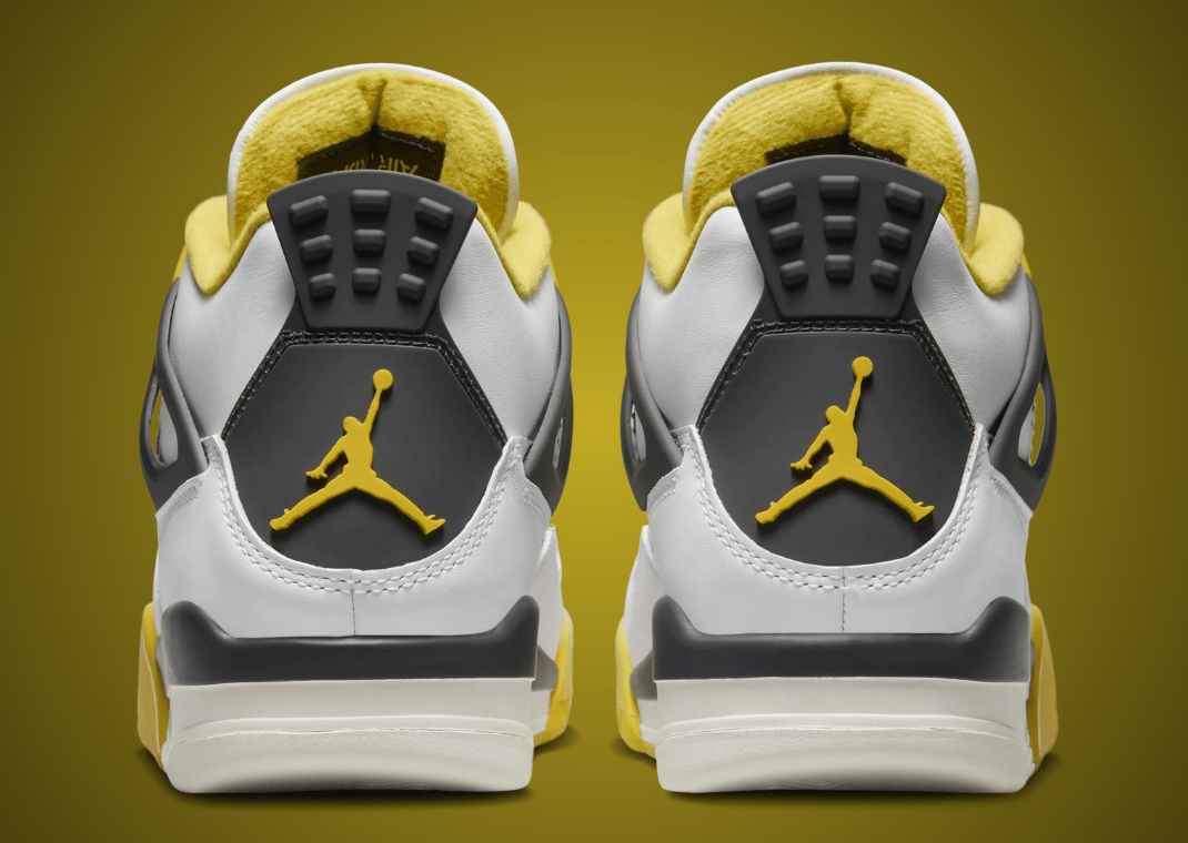 The Women's Air Jordan 4 Retro White Vivid Sulfur Releases April 2024