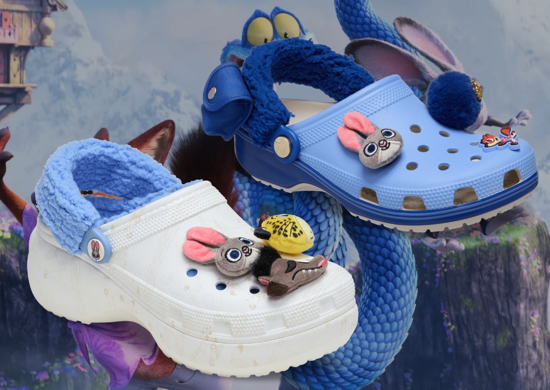 Crocs Gets Hopping with Zootopia 2 Collab Pack