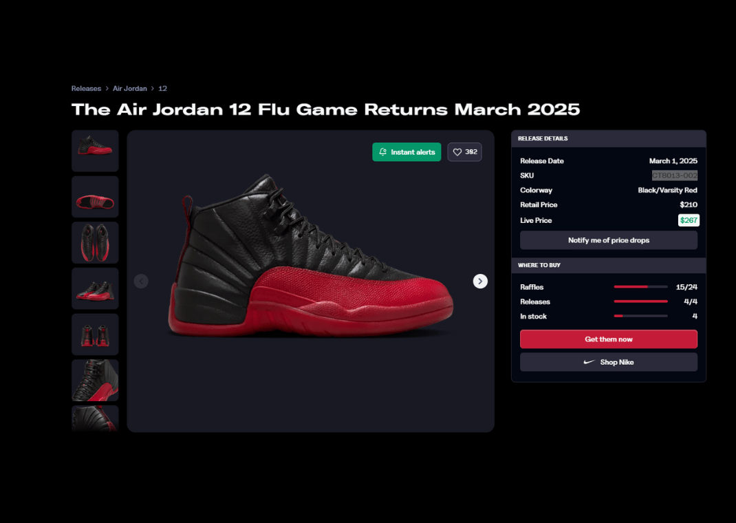 Where to Buy the Air Jordan 12 Retro Flu Game