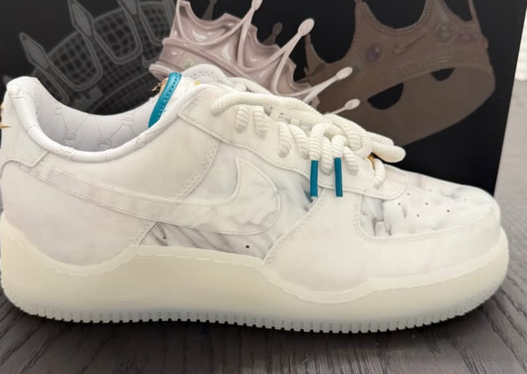 Nike Adds a Marbled White Air Force 1 to LeBron’s Off-Court Collection