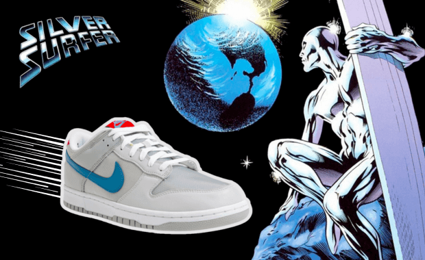 The Nike Dunk Low Silver Surfer Releases September 2024