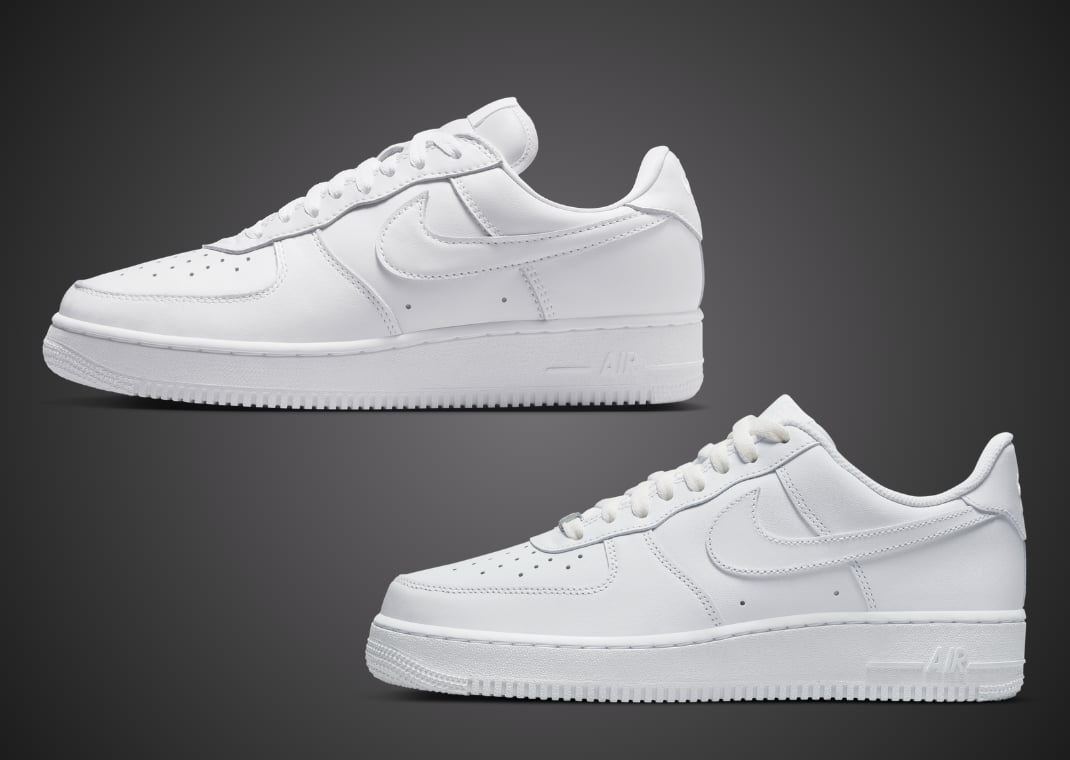 Nike Extends the Air Force 1 ‘01 Shape to the Classic White-On-White Low