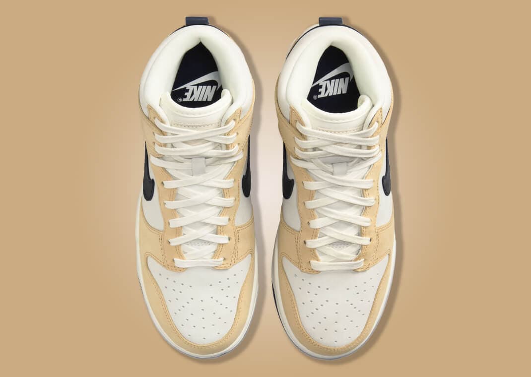 The Women's Exclusive Nike Dunk High MF Sesame Obsidian Releases ...