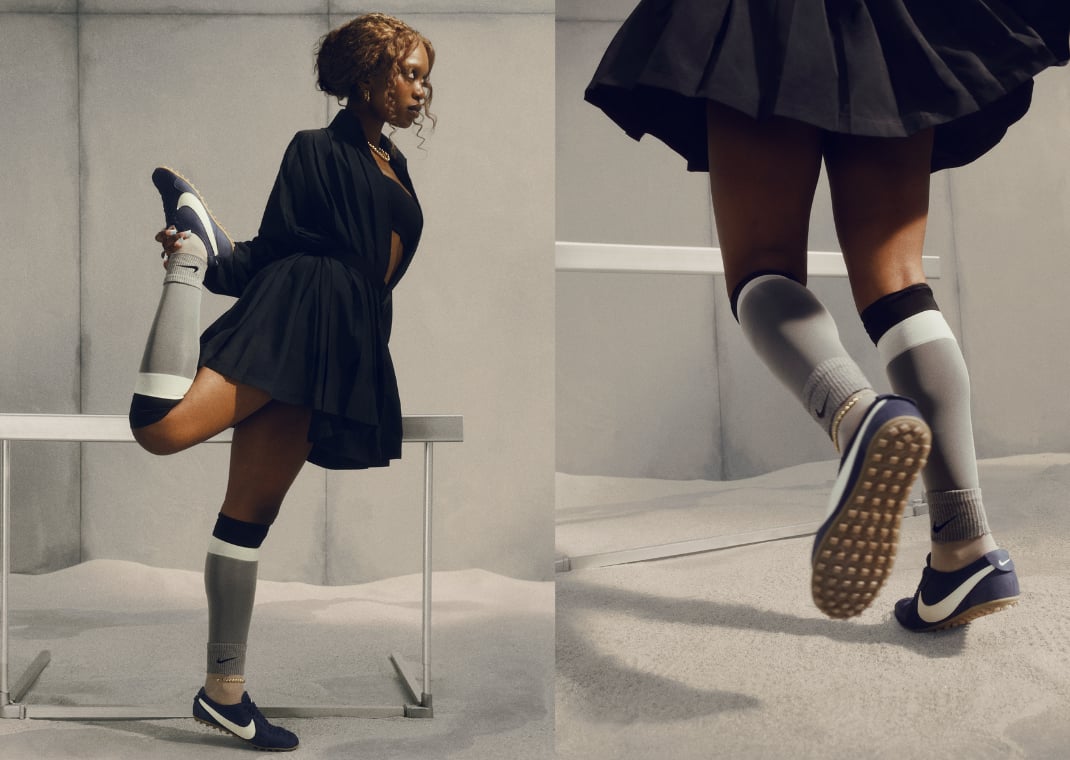 Official Images of the Midnight Navy Nike Moon Shoe are Interstellar