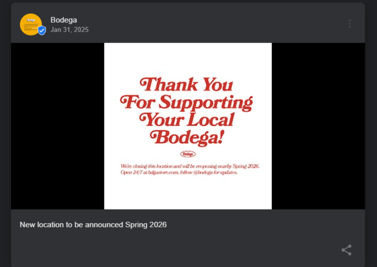 What Happened to Bodega?