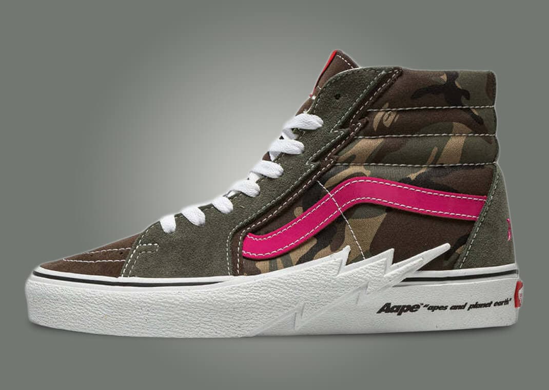The AAPE x Vans Bolt Pack Releases Holiday 2023