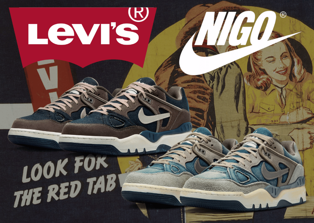 NIGO's Levi’s x Nike Air Force 3 Olive Grey Releases October 2025