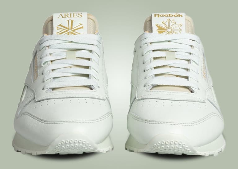 The Aries x Reebok Classic Leather Mystic's Shoe Releases January 2024