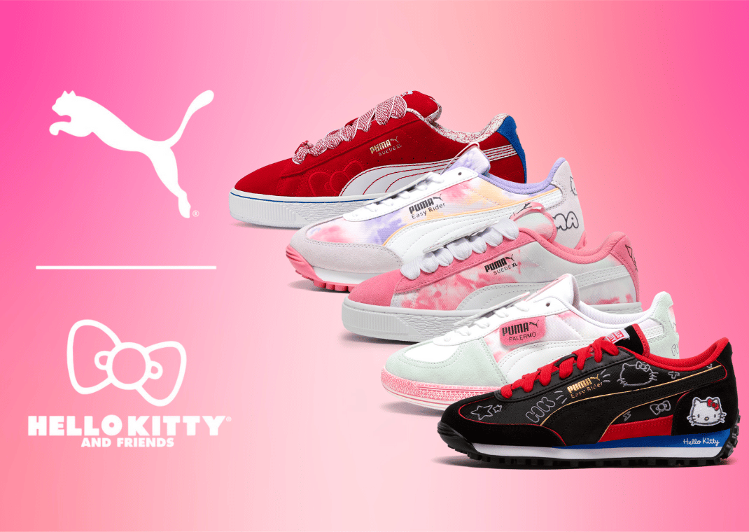 The Hello Kitty x Puma Collection is Available Now