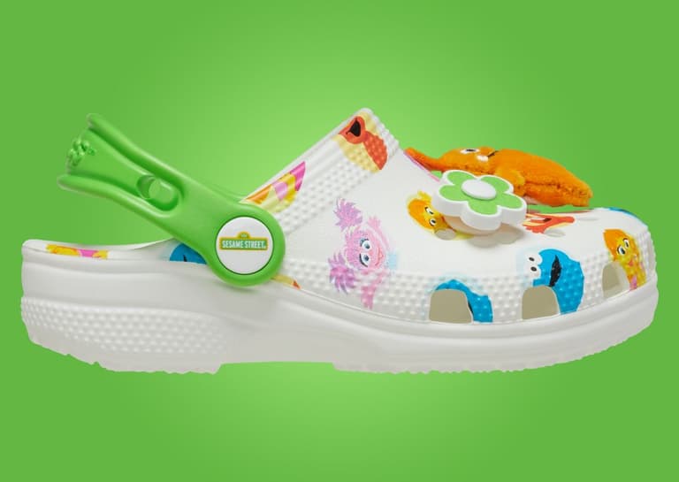 The Sesame Street x Crocs Classic Clog Be Seen Releases April 2024