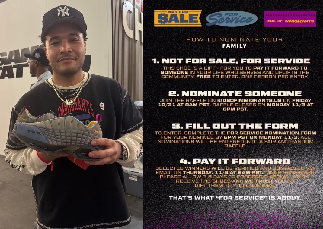 Kids of Immigrants Rewards Those Who Uplift the Community with Nike Air ...