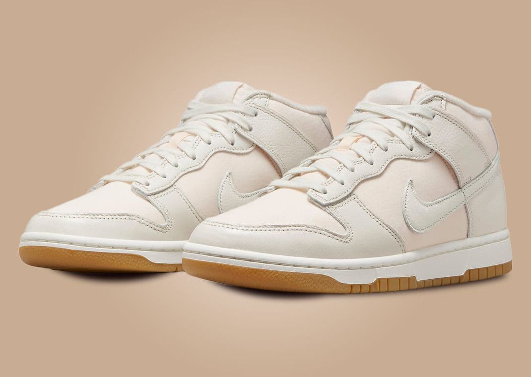 The Nike Dunk Mid Sail Guava Ice Is One Of The Cleanest Dunks Yet