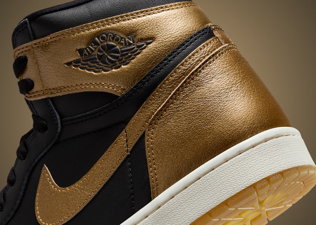 The Air Jordan 1 High Black Metallic Gold Releases August 2024