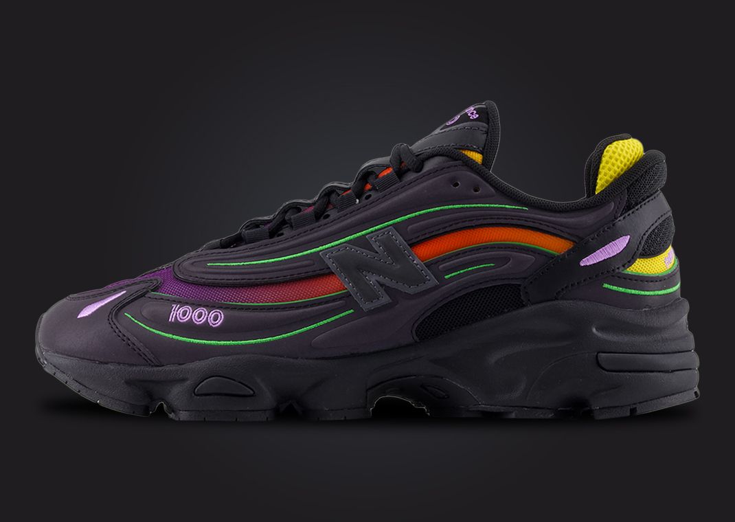 The New Balance 1000 Black Multi-Color Releases July 2024 The New Balance 1000 Black Multi-Color Releases July 2024
