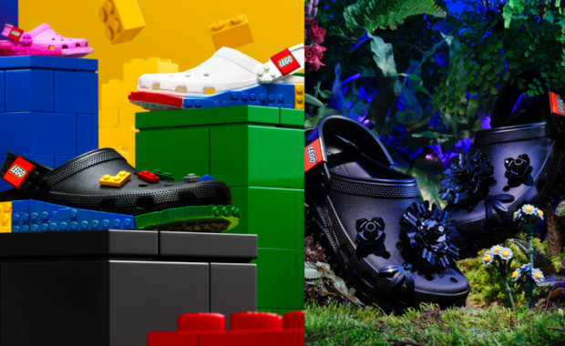 LEGO Stacks Bricks on the Side of Crocs for a Set of Customizable Clogs
