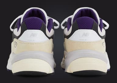 The New Balance 990v6 Made in USA White Black Plum Releases June 2024