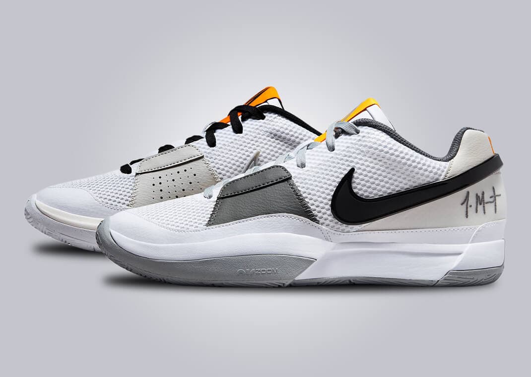 The Nike Ja 1 White Light Smoke Grey Releases August 11